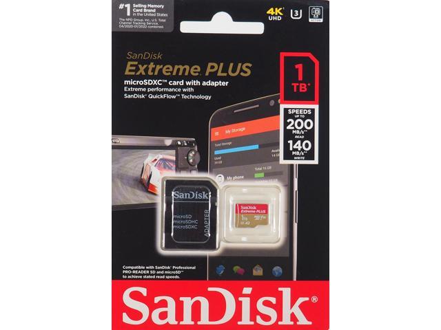 Click here for SanDisk Extreme PLUS 1TB microSDXC UHS-I Memory Ca... prices