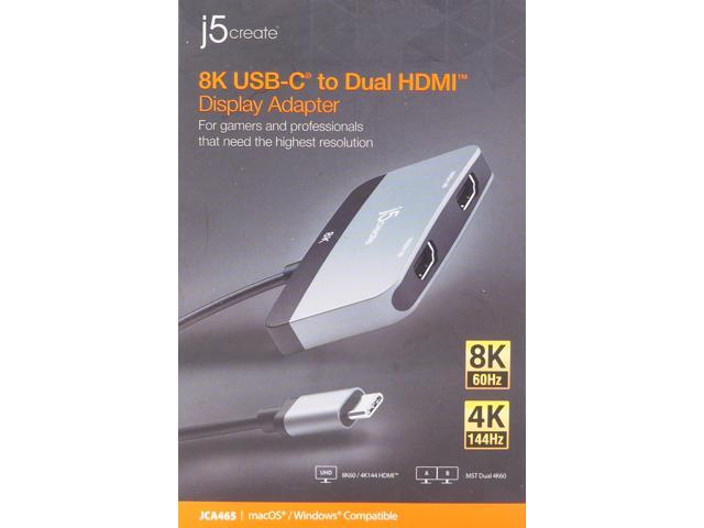 Click here for j5create 8K USB Type-C to Dual HDMI Display Adapte... prices