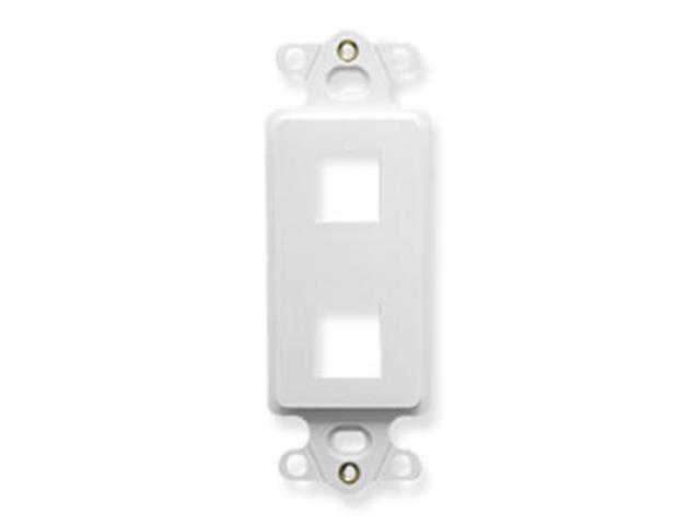 Click here for ICC IC107DI2WH Decorex Insert; 2-Port  ABS  White prices