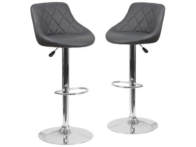 Click here for 2 Pk. Contemporary Gray Vinyl Bucket Seat Adjustab... prices