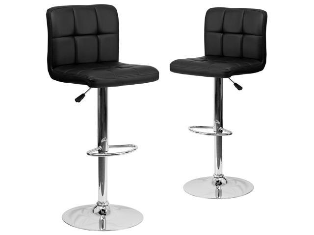 Click here for 2 Pk. Contemporary Black Quilted Vinyl Adjustable... prices