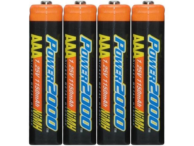 Click here for Power2000 XP4AAA-11 1150mAh NiMH AAA Rechargeable... prices
