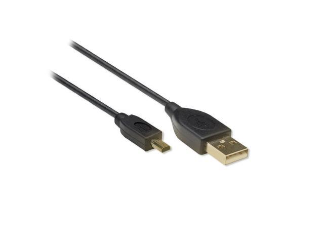 Click here for Retail USB 2 AB Mini 4 Cable BK  6ft prices