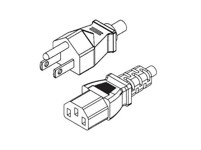 Click here for North American CSA Powercord - BK  10ft prices