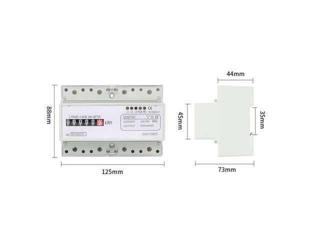 Click here for 5(100)A 380VAC 50/60Hz Three Phase 4 Wire Analog E... prices