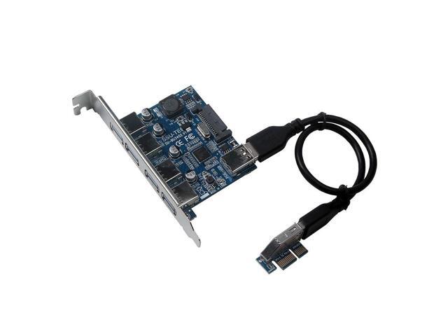 Click here for Four Ports USB 3.0 Super Fast 5Gbps PCI-E Expansio... prices