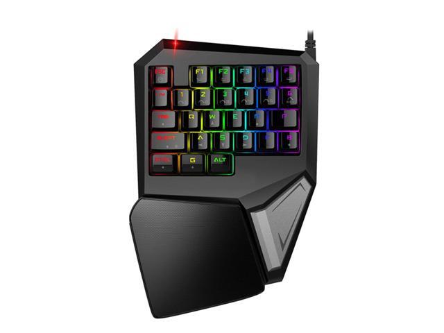 Click here for One-Handed Game Keyboard - 29 Keys RGB Backlit Sof... prices