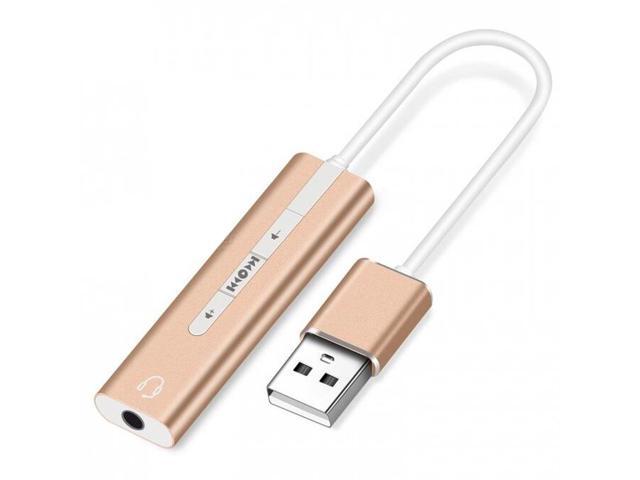 Click here for 2-in-1 USB External Sound Card 3.5mm USB Audio Int... prices