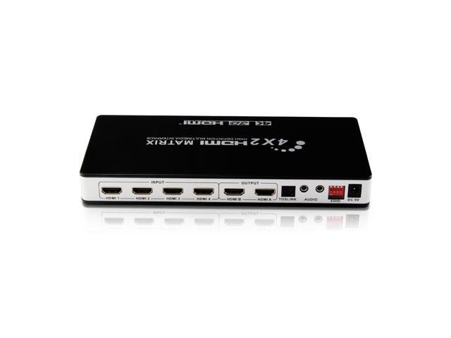 Click here for Full HD 4K 1080P HDMI Matrix 4x2 Switch Splitter E... prices