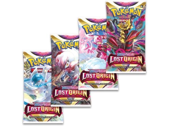 Click here for Pokemon Sword & Shield Lost Origin 4 Booster Packs prices