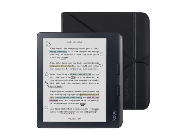 Click here for Kobo Libra Colour Black eReader with Case Bundle prices