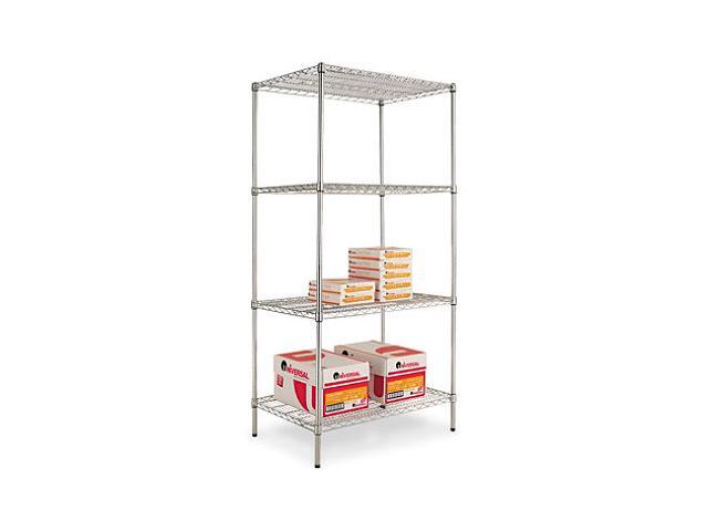 Click here for Alera 36 x 24 4-Shelf Wire Shelving Unit  Silver prices