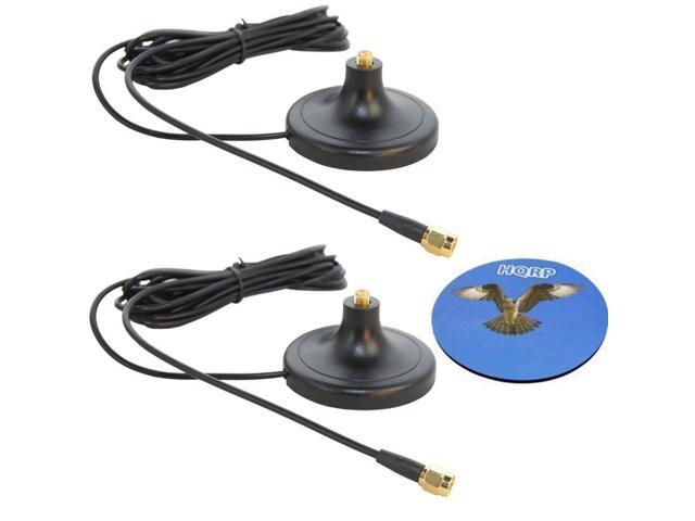 Click here for HQRP SET: 2 PCS 3M RP-SMA WiFi Antenna Extension C... prices