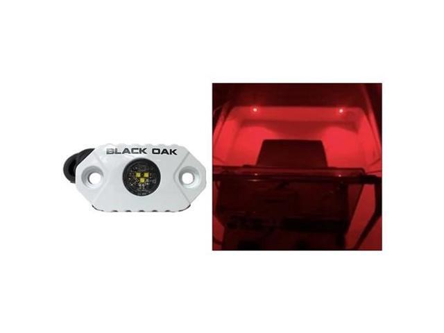 Click here for Black Oak LED Rock Accent Light - Red - White Hous... prices