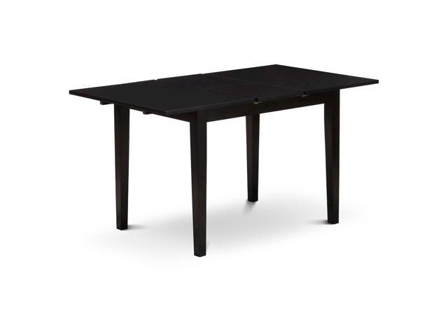 Click here for East West Furniture Dining Table Black  NFT-BLK-T prices