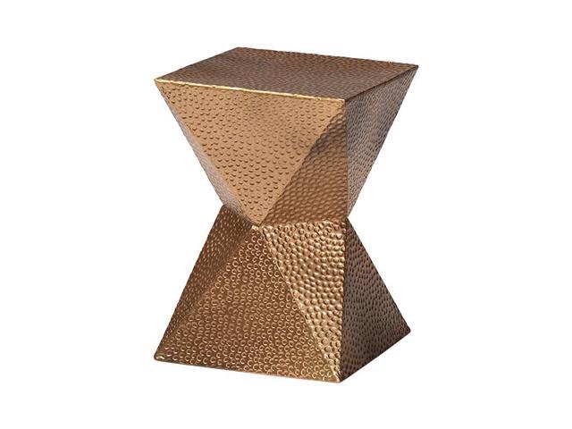 Click here for Baxton Studio Pacey Textured Metal Accent Table Ge... prices