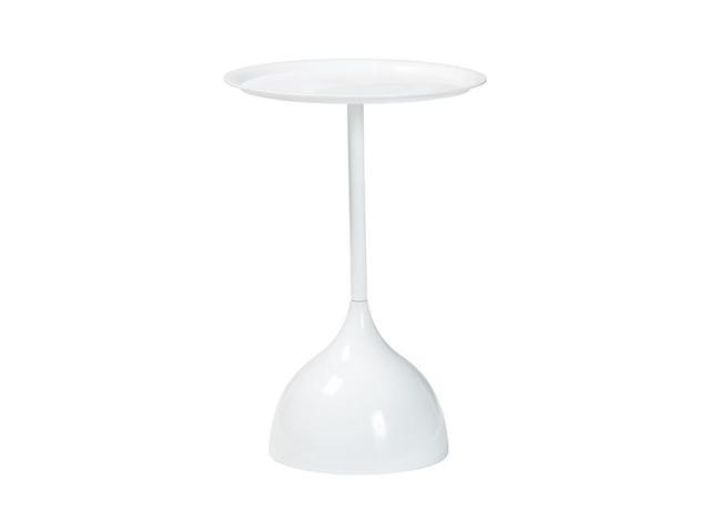 Click here for Baxton Studio Webb White Metal Pedestal Side Table... prices