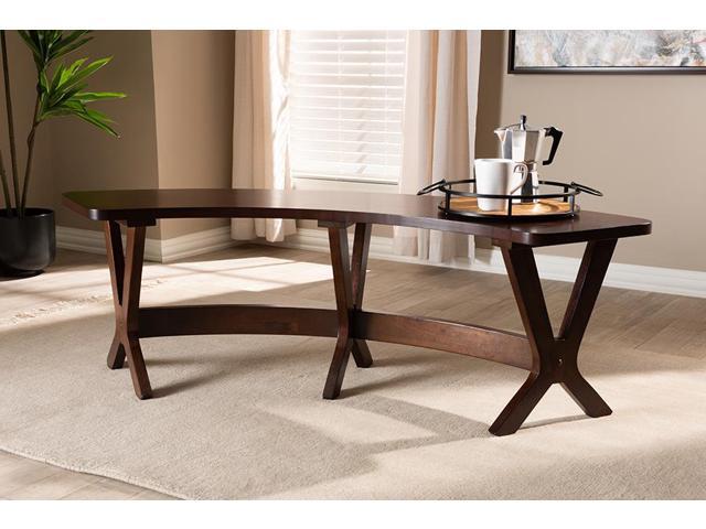 Click here for Baxton Studio Berlin Mid-Century Modern Walnut Fin... prices