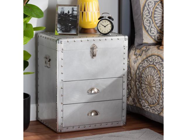 Click here for Baxton Studio Serge French Industrial Silver Metal... prices