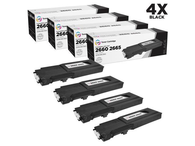 Click here for LD Dell Compatible RD80W (67H2T) Set of 4 Black Ex... prices
