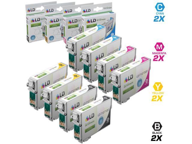 Click here for LD Remanufactured Epson T127 Set of 8 Extra High C... prices