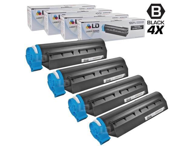 Click here for LD Set of 4 Okidata Compatible 44574701 Black Lase... prices