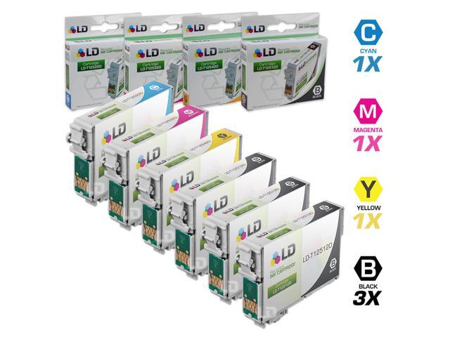 Click here for LD Epson Remanufactured T125 Set of 6 Standard Yie... prices
