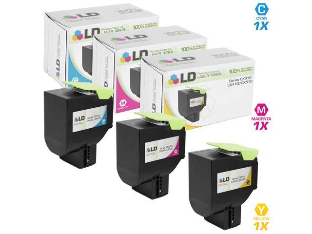Click here for LD Remanufactured Lexmark 801S Set of 3 Toner Cart... prices
