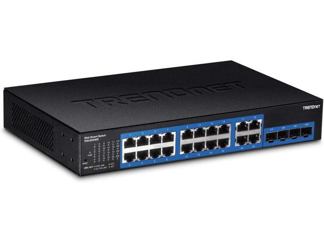 Click here for TRENDnet 20-Port Gigabit Web Smart Switch  16 x Gi... prices