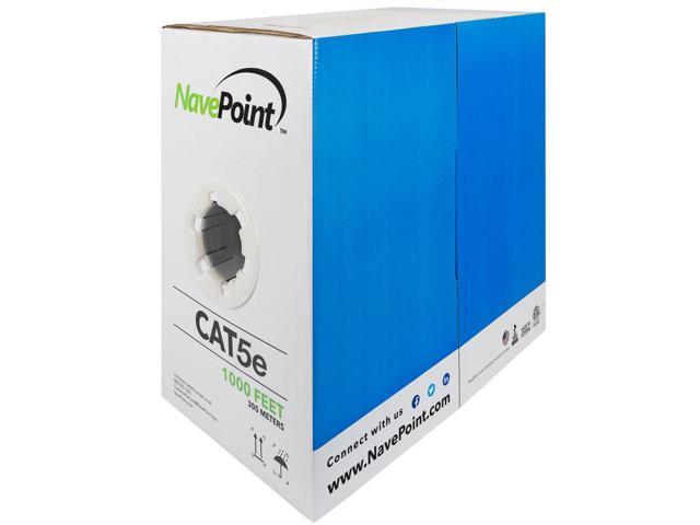 Click here for NavePoint CAT5e Plenum(CMP)  1000 Ft  Yellow  Soli... prices