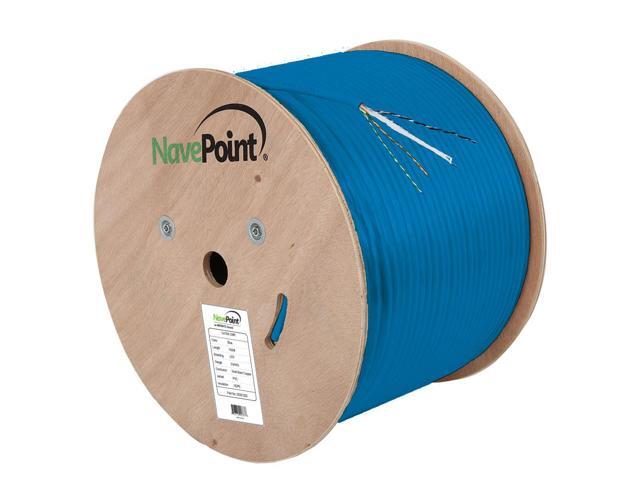 Click here for NavePoint CAT6A Riser(CMR)  1000 Ft  Blue  Solid S... prices