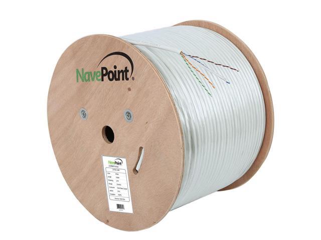 Click here for NavePoint CAT6A Riser(CMR)  1000 Ft  White  Solid... prices