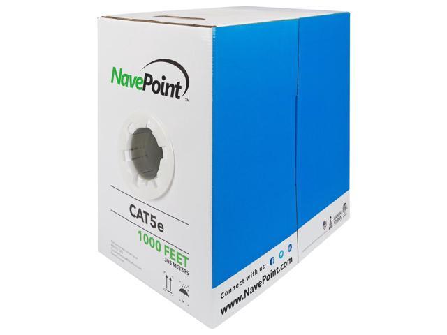 Click here for NavePoint CAT5e Cable CMR Riser UTP 24AWG 350MHz N... prices