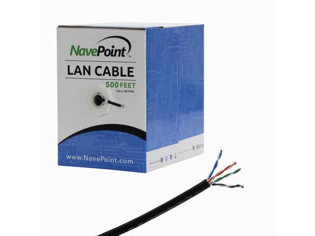 Click here for NavePoint CAT5e UTP Bulk (CCA) Ethernet Network Ca... prices