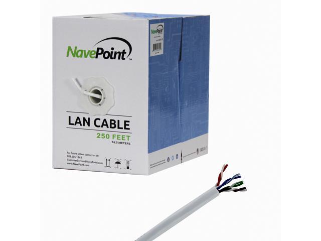 Click here for NavePoint CAT5e UTP Bulk (CCA) Ethernet Network Ca... prices