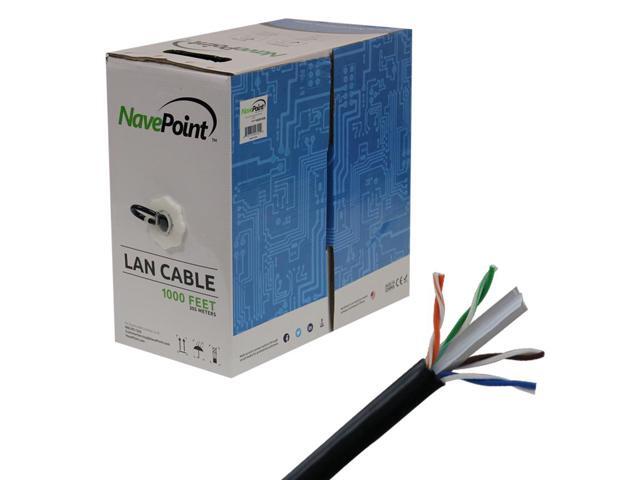 Click here for NavePoint CAT6 Cable CMR Riser UTP 23AWG 550MHz Ne... prices