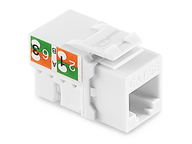 Click here for NavePoint 90 Degree Cat5e Keystone Jack  RJ45 Ethe... prices