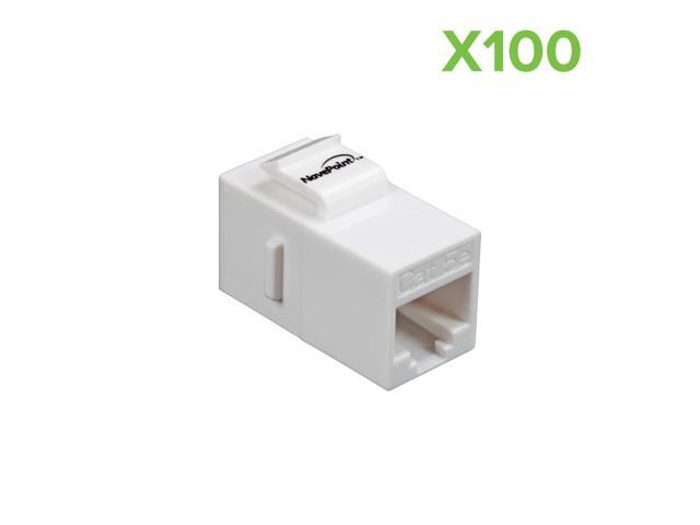 Click here for NavePoint CAT5e Keystone Coupler with PCB White 10... prices