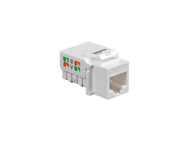 Click here for NavePoint CAT5e Ethernet Keystone Adapter Right An... prices