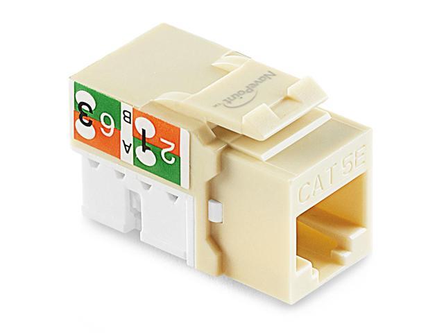 Click here for NavePoint 90 Degree Cat5e Keystone Jack  RJ45 Ethe... prices