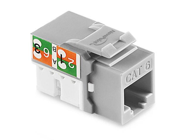 Click here for NavePoint 90 Degree Cat6 Keystone Jack  RJ45 Ether... prices