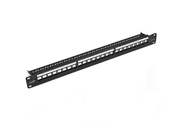 Click here for NavePoint 24-Port CAT5e UTP Patch Panel 1U with Ke... prices