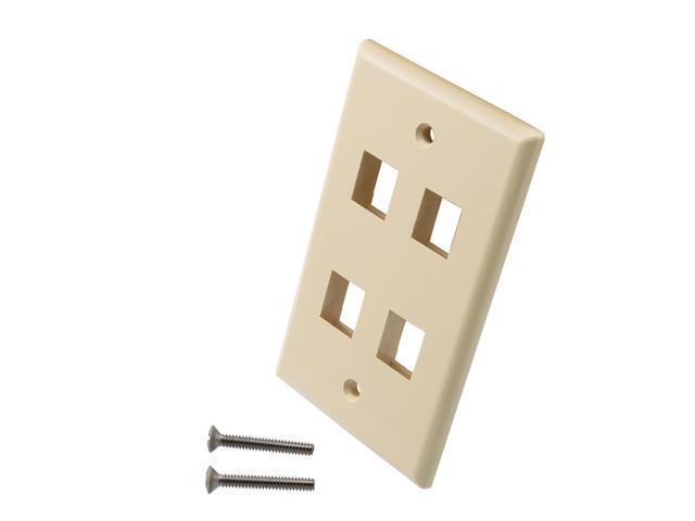 Click here for NavePoint Snap-In Keystone Jack Flush Mount Wall P... prices