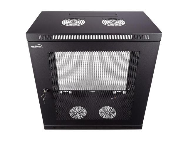 Click here for NavePoint 12U Wall Mount Rack 13 Deep  Patch Panel... prices