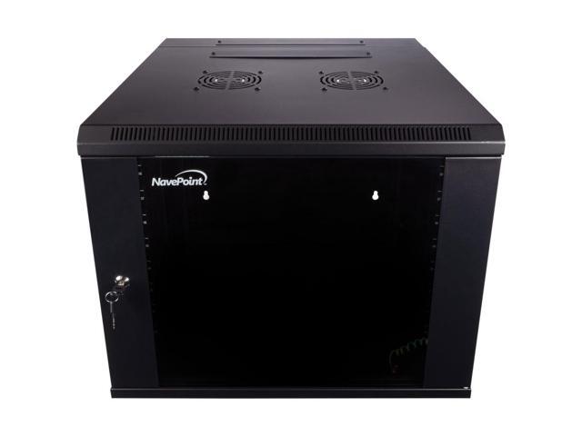 Click here for NavePoint 9U Wall-Mount Network Cabinet Enclosure... prices
