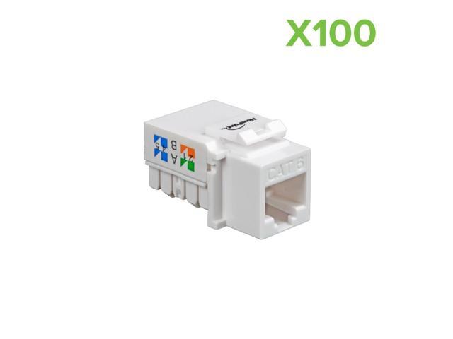 Click here for NavePoint CAT6 Ethernet Keystone Adapter Right Ang... prices