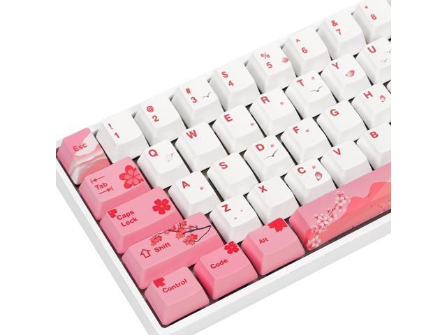Click here for 104 PBT keycap Set Dye Sublimation OEM Pink Custom... prices