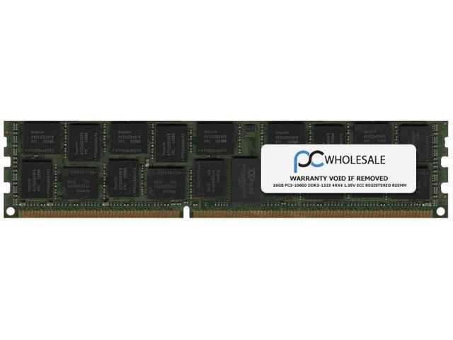 Click here for HP 16GB PC3-10600 DDR3-1333 2Rx4 1.35v ECC Registe... prices
