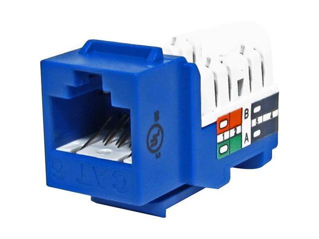 Click here for Weltron CAT6 110 Keystone Punchdown Jack - Blue prices