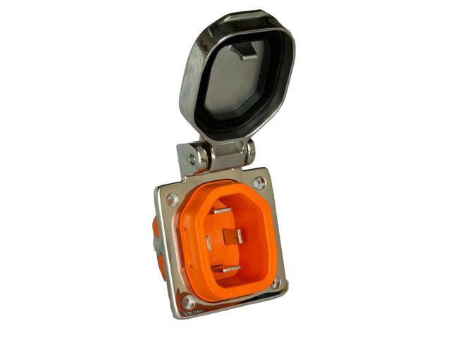 Click here for SmartPlug 50 Amp Boatside Inlet - Stainless Steel prices
